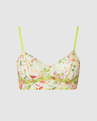 Mesh Balconette Neon Yellow • Bralettes • Understatement Underwear